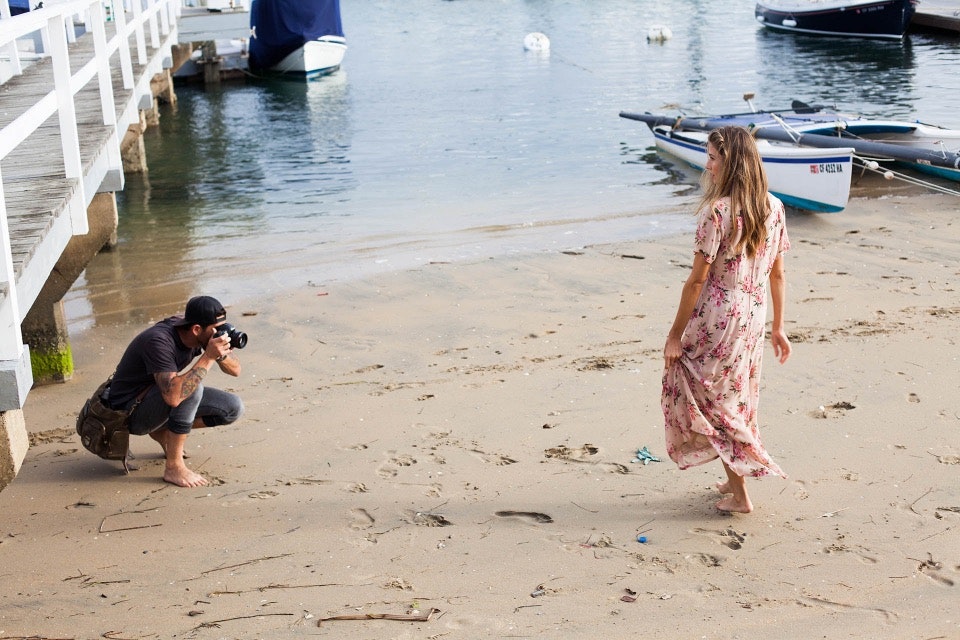 BTS of a Fashion Test Photoshoot with Foxes & Wolves