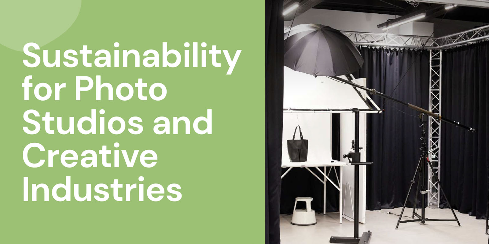 Guide to Sustainability for Photo Studios and Creative Industries